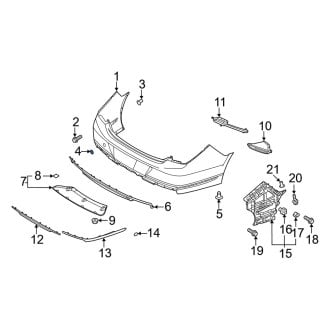 Genesis Bumper Inserts & Covers | Front, Rear — CARiD.com