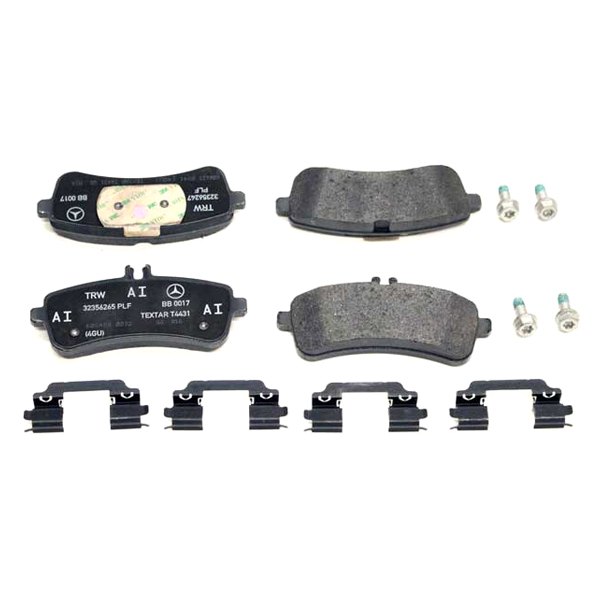 Genuine® 0004203700 - Semi-Metallic Rear Disc Brake Pads