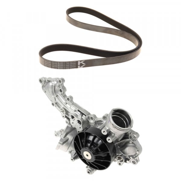 Genuine® BNDL-120316 - Engine Coolant Water Pump and Drive Belt Kit