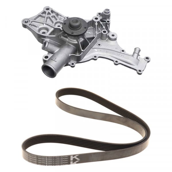Genuine® BNDL-120393 - Engine Coolant Water Pump and Drive Belt Kit