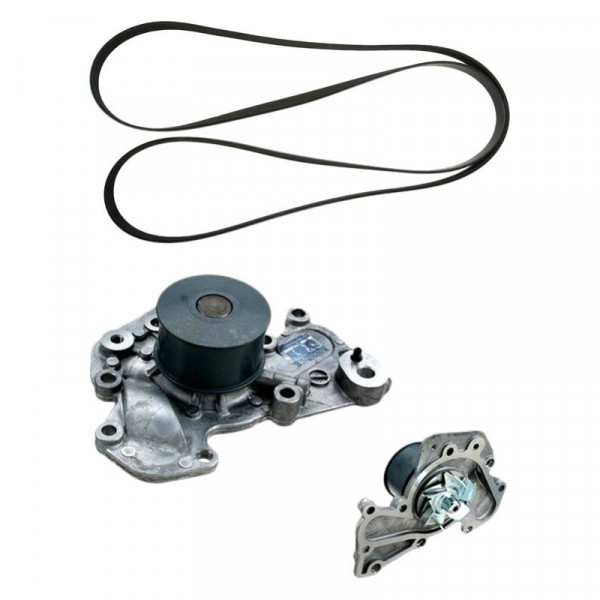 Genuine® BNDL-120652 - Engine Coolant Water Pump and Serpentine Belt Kit