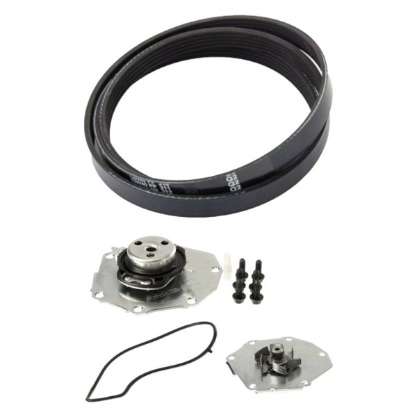 Genuine® BNDL-120843 - Engine Coolant Water Pump and Serpentine Belt Kit