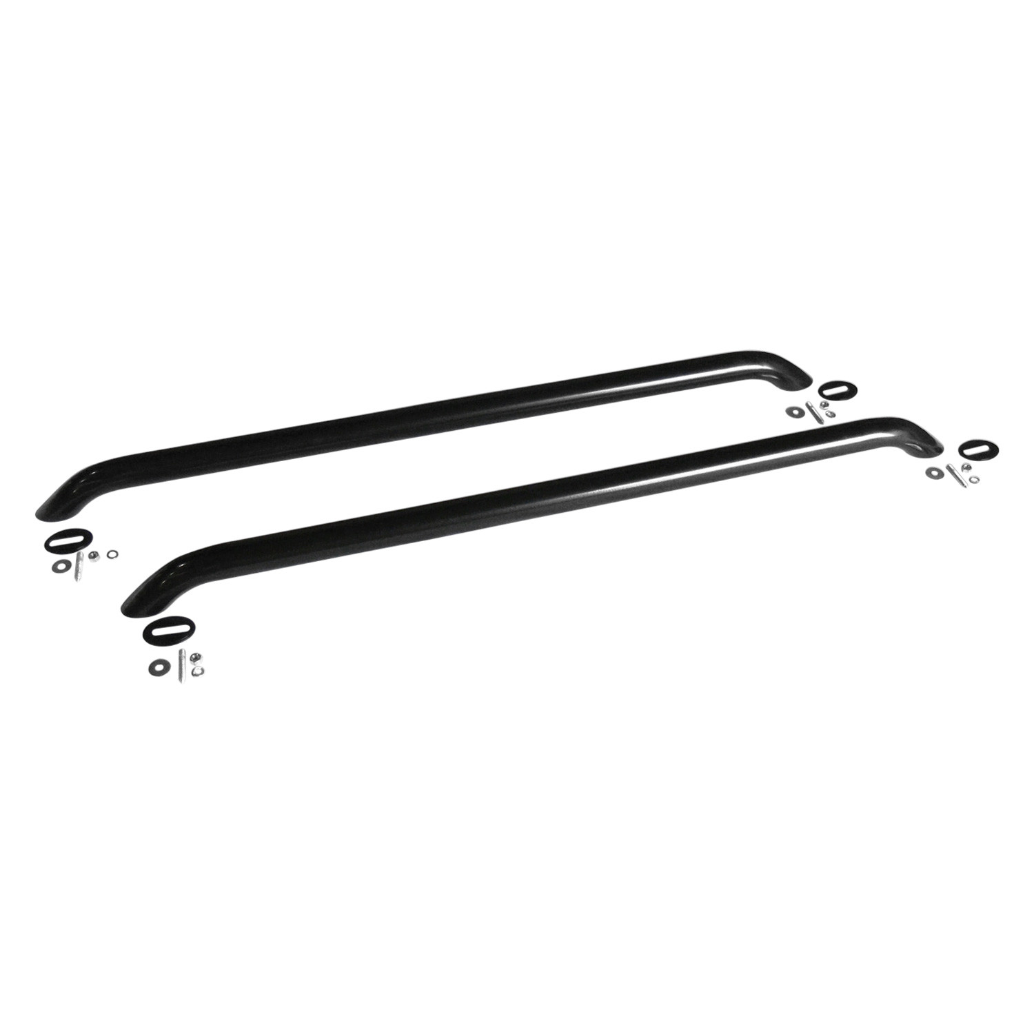 Go Rhino® 8048UB - Black Mild Steel Bed Rails