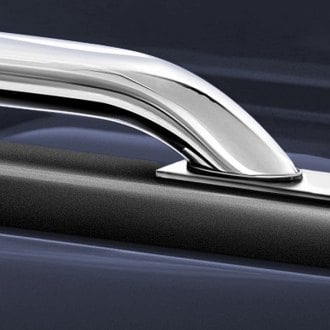 Truck Bed Side Rails | Chrome, Black, Polished Stainless Steel