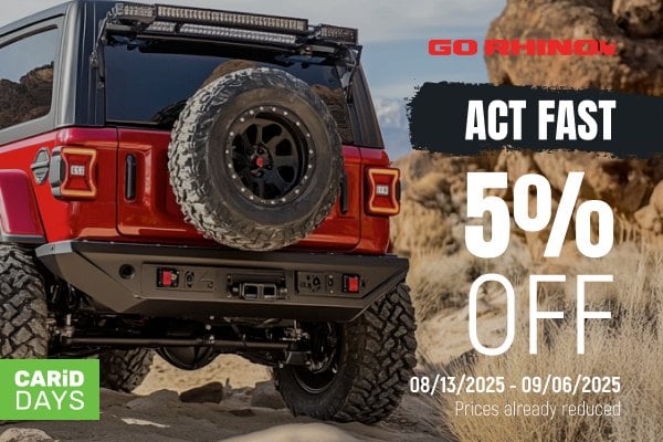 Go Rhino® - Mild Steel Bed Rails