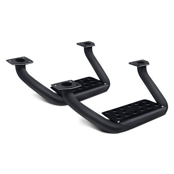 Go Rhino® D6410000T - 4" Black Drop Down Steps for Dominator D6 Running ...