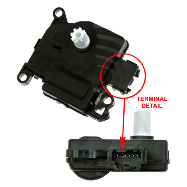 gpd® 1712333 - HVAC Heater Blend Door Actuator