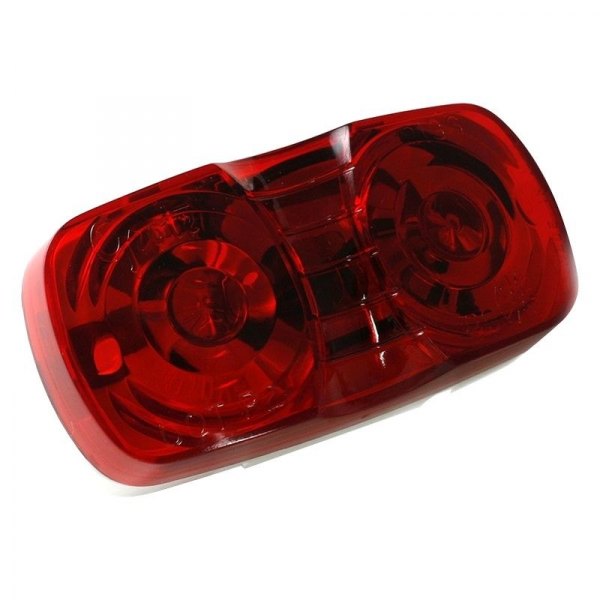 Grote® 46792 - Square-Corner Red Square Bracket Mount Clearance Marker ...