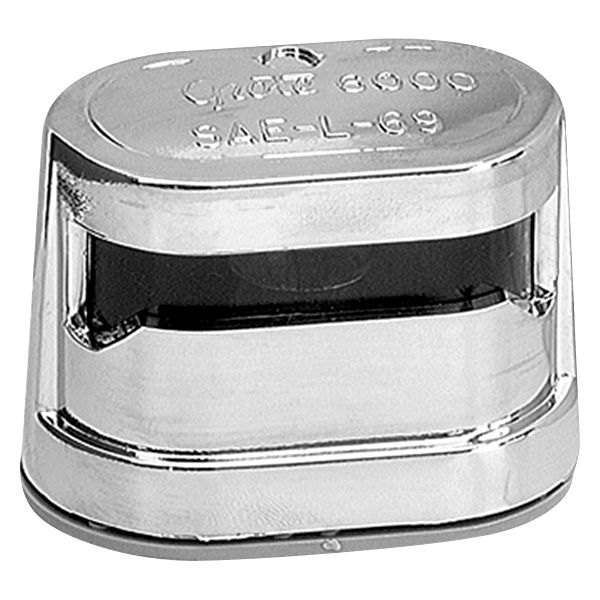 Grote® 60011 - Tripple Chrome License Plate Light