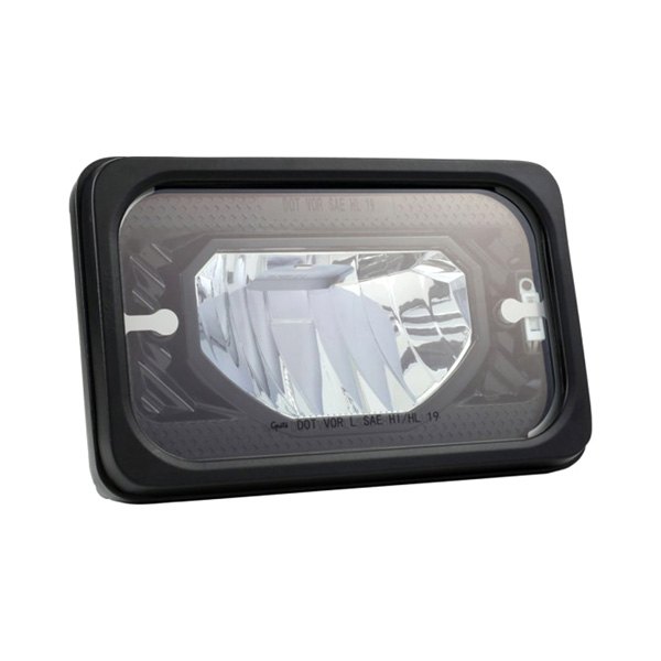 Grote® 64J61-5 - 4x6" Rectangular Black LED Headlight