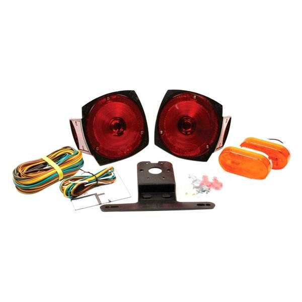 Grote® 65350-5 - 5.5" Red/Amber Round Combination Tail Light Kit