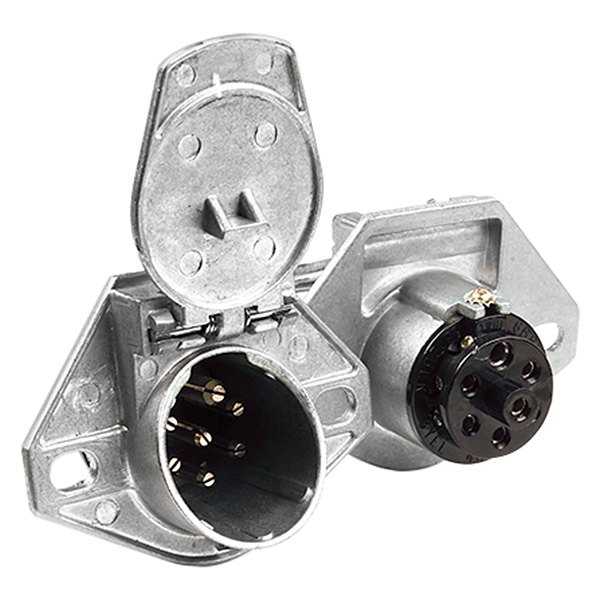 Grote® 82-1002 - Heavy Duty 7-Way Socket and Plug Connector