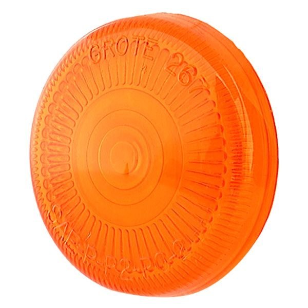 Grote® 90163 - 2.5" Amber Round Lens for Clearance Marker Lights