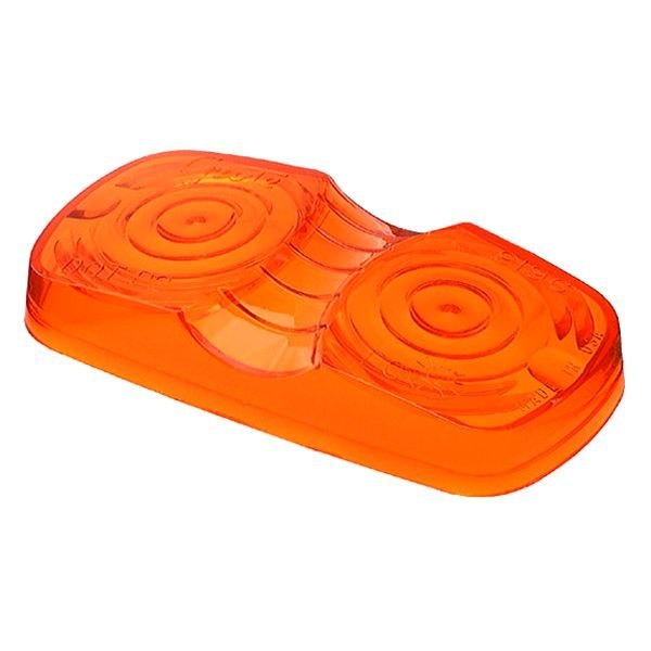 Grote® 91963 - Two-Bulb Amber Rectangular Lens for Clearance Marker Lights