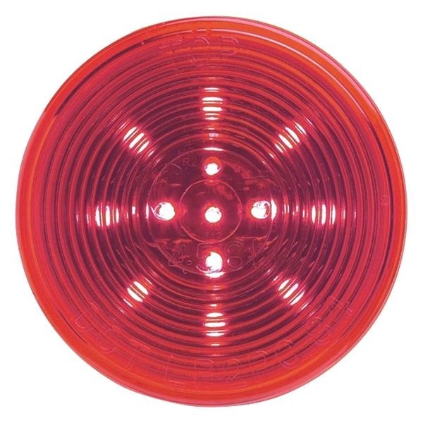 Grote® G1032 - Hi Count™ 2.5" Optic Lens Red Grommet/Bracket Mount LED ...