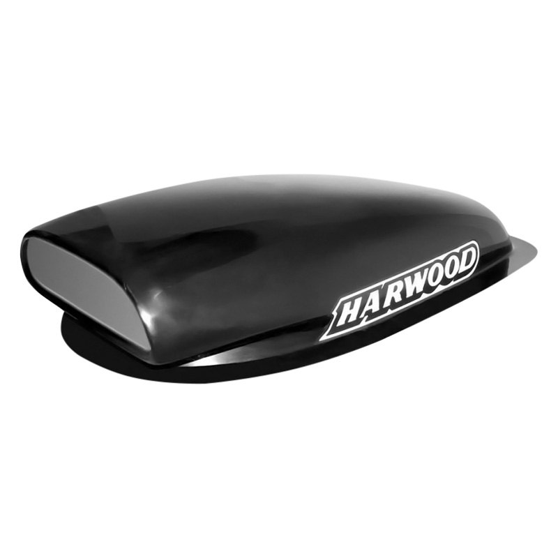 Harwood® 3183 - Tri Aero Mini 10.75" Bolt-On Fiberglass Hood Scoop ...