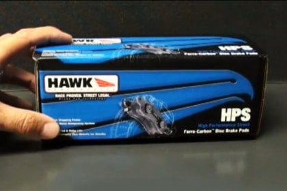 Hawk® HB173F.570 - High Performance Street HPS Compound Front Brake Pads