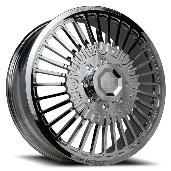 HD PRO FORGED® FORGED DUALLY HD06 WARHOG Wheels - Polished Rims