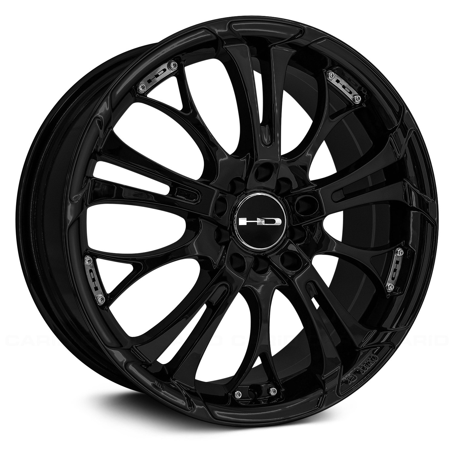 HD WHEELS® SPINOUT Wheels - Gloss Black Rims
