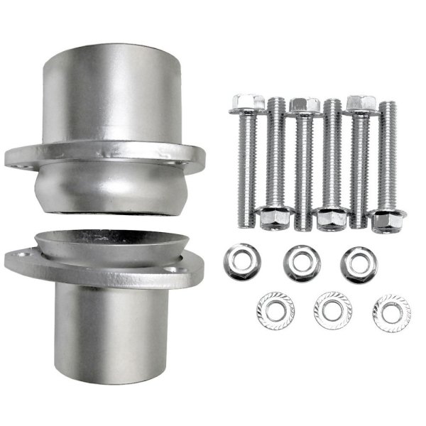 Hedman Hedders® 21155 - 304 SS Ball-Socket Style Exhaust Flange Kit