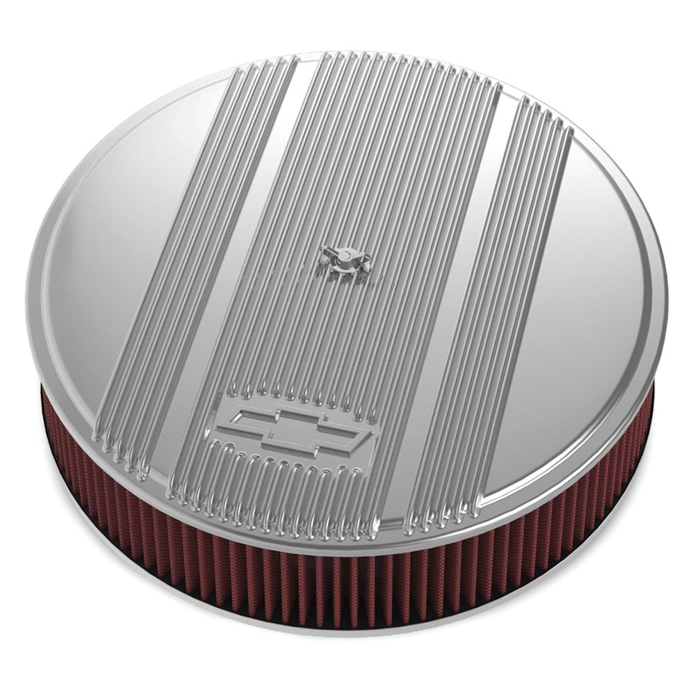 Holley® 120-174 - Round Air Cleaner Assembly with Bowtie Logo