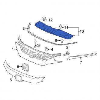 Honda Civic Radiator Support Covers — CARiD.com