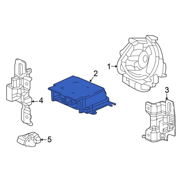 Honda OE 77960TBAA06 - Air Bag Control Module