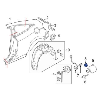 Honda Civic Si OEM Quarter Panels & Parts | Rear & Front — CARiD.com