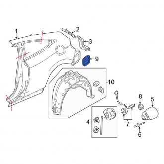Honda CR-V OEM Quarter Panels & Parts | Rear & Front — CARiD.com