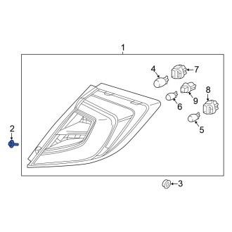 Honda Accord OEM Tail Lights | LED, Fiber Optic — CARiD.com
