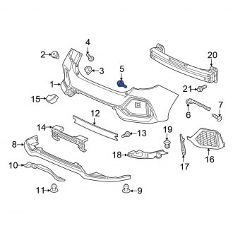 Honda Civic OEM Bumpers | Genuine Front & Rear Bumpers — CARiD.com