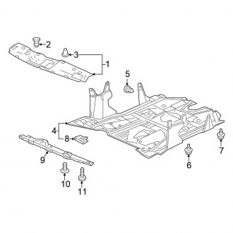 2021 Honda Civic Radiator Support Covers | CARiD