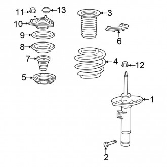 2019 Honda Civic Shocks & Struts - Front, Rear | CARiD