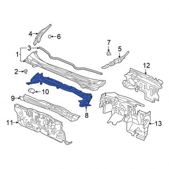 Honda Civic Si Cowl Panels & Parts | Vent Grills — CARiD.com