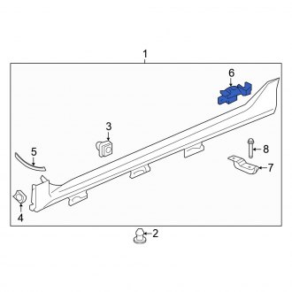 Honda Civic Rocker Panel Hardware | Clips, Brackets — CARiD.com