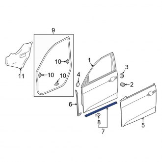 Honda Pilot Door Seals & Weatherstripping – CARiD.com