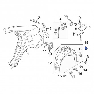 Honda CR-V OEM Quarter Panels & Parts | Rear & Front — CARiD.com