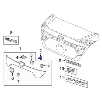 Honda OEM Tail Lights | LED, Fiber Optic, Sequential — CARiD.com