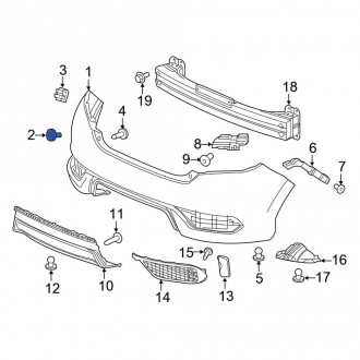 Honda Civic OEM Bumpers - Genuine Front & Rear Bumpers | CARiD