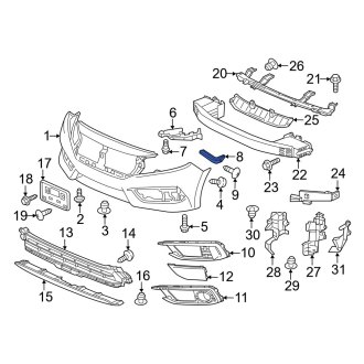 Honda Civic Si OEM Bumpers - Genuine Front & Rear Bumpers | CARiD