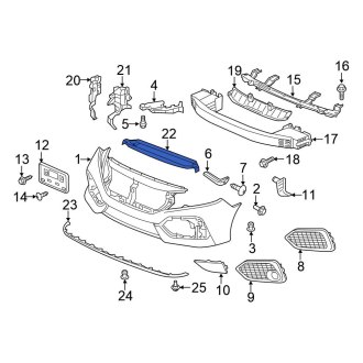 Honda Civic OEM Header Panels & Parts — CARiD.com
