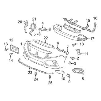 2021 Honda Civic Replacement Bumpers & Components | CARiD