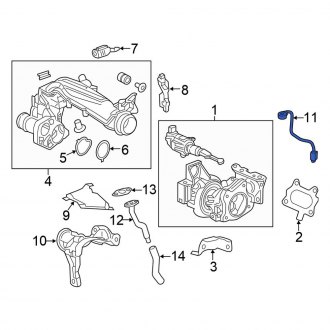 Honda CR-V Turbo & Supercharger Lines, Hoses, Fittings — CARiD.com