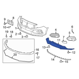 Honda Civic OEM Header Panels & Parts — CARiD.com