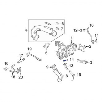 Honda Accord Turbo & Supercharger Lines, Hoses, Fittings — CARiD.com
