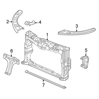 2023 Honda Civic Radiator Supports | CARiD