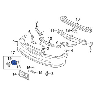 Honda Accord OEM Bumpers | Genuine Front & Rear Bumpers — CARiD.com