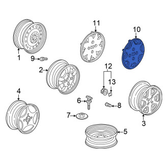 Honda OE™ Wheel Covers | CARiD