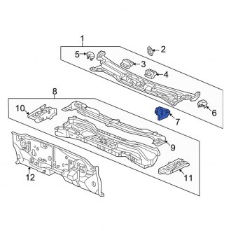 Honda Accord Cowl Panels & Parts | Vent Grills — CARiD.com