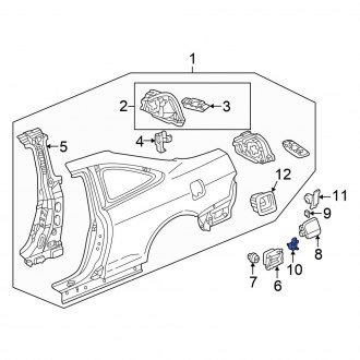 Honda CR-V OEM Quarter Panels & Parts | Rear & Front — CARiD.com